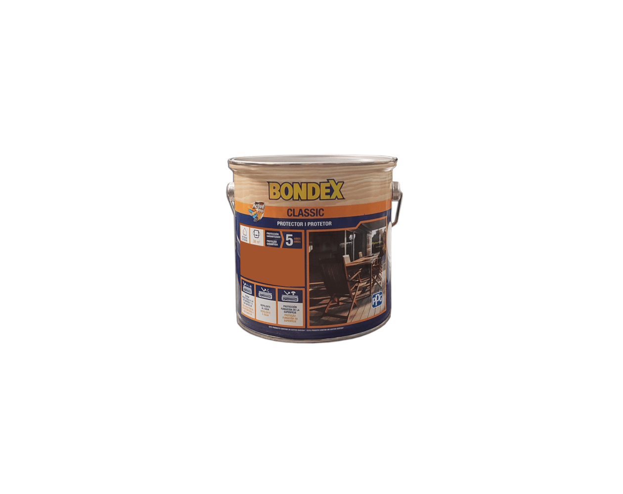 Bondex protector classic satinado 2,5 lt (nogal 907) | Brico Depôt